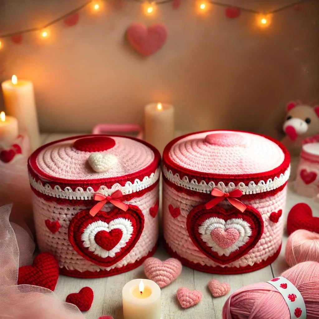 Valentijnsdoos Haakpatroon – LolaCrafts